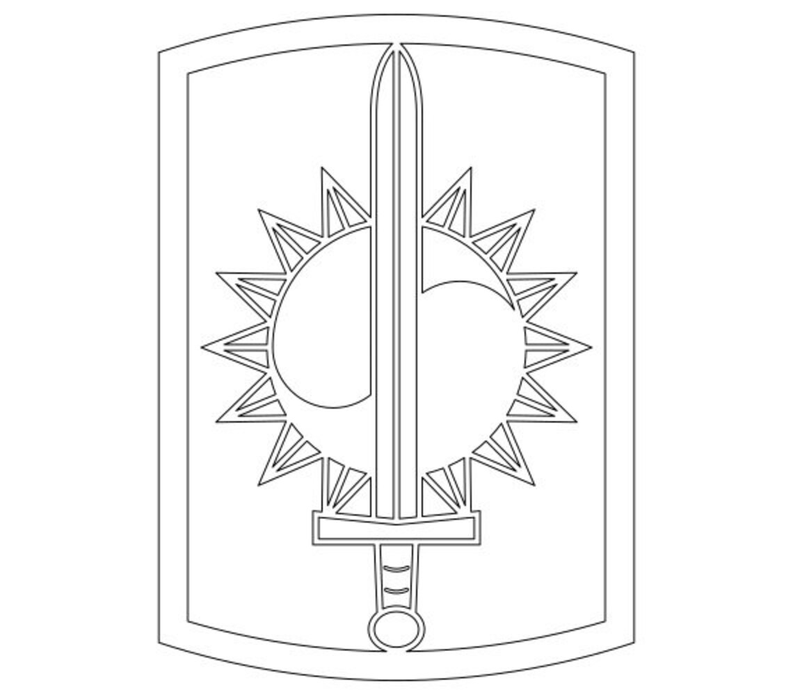 US Army 8th Military Police Brigade Patch Vector Files dxf | Etsy