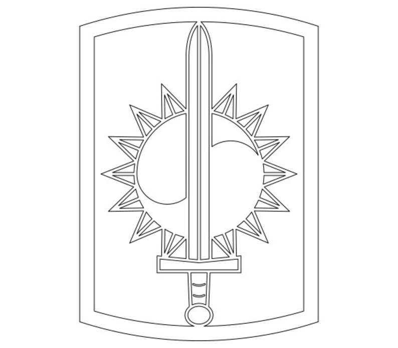 US Army 8th Military Police Brigade Patch Vector Files, Dxf Eps Svg Ai ...