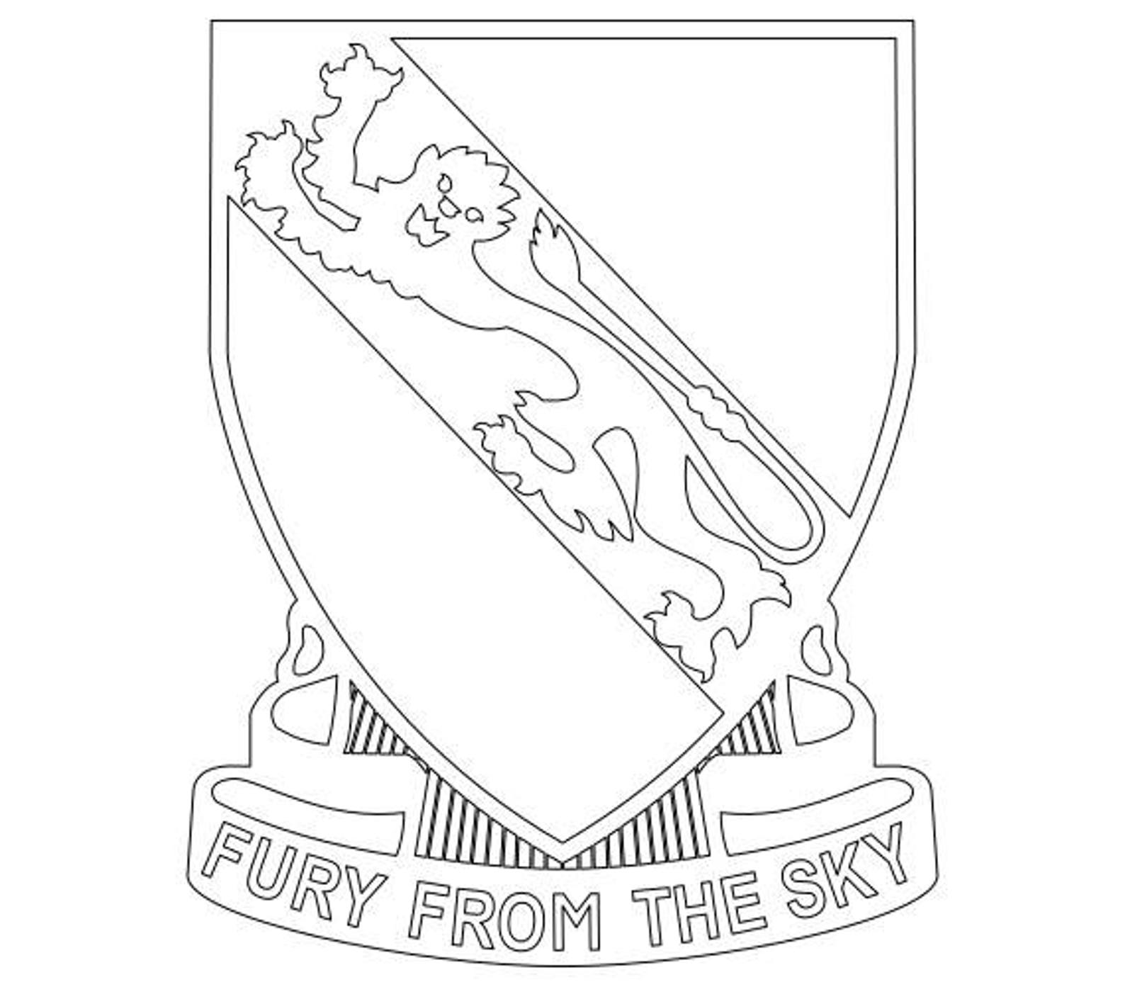 US Army 508th Infantry Regiment Unit Crest Vector Files Dxf - Etsy