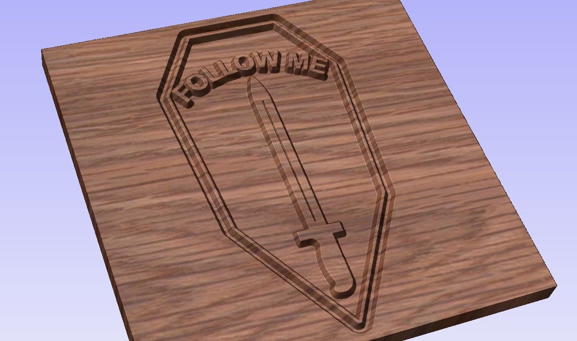 US Army Infantry School Patch Vector Files Dxf Eps Svg Ai Crv - Etsy