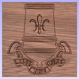 US Army 82nd Airborne Division DIVARTY Unit Crest Vector Files, Dxf Eps ...