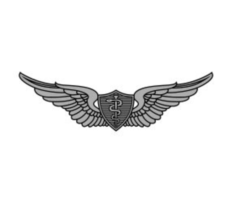 US Army Basic Flight Surgeon Badge Vector Files Dxf Eps Svg - Etsy