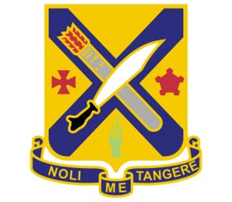 US Army 2nd Infantry Regiment Unit Crest Vector Files Dxf Eps - Etsy