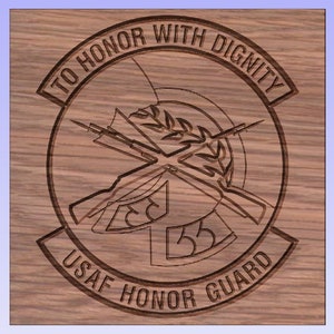 US Air Force Honor Guard Patch Vector Files, Dxf Eps Svg Ai Crv - Etsy
