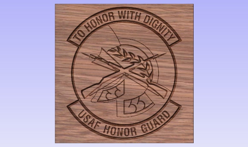 US Air Force Honor Guard Patch Vector Files, Dxf Eps Svg Ai Crv - Etsy