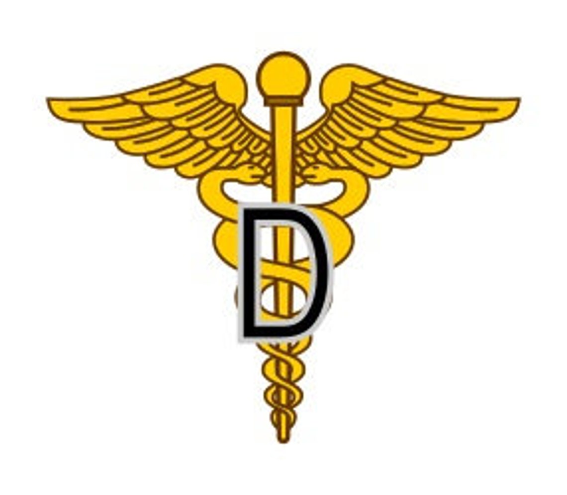 US Army Dental Corps Branch Insignia Vector Files Dxf Eps Svg - Etsy