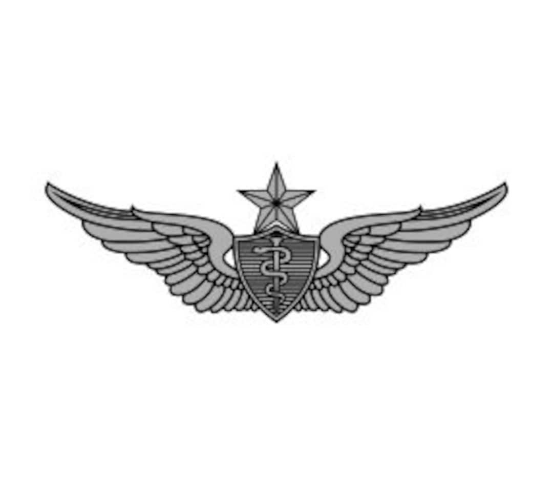 US Army Senior Flight Surgeon Badge Vector Files, Dxf Eps Svg Ai Crv - Etsy