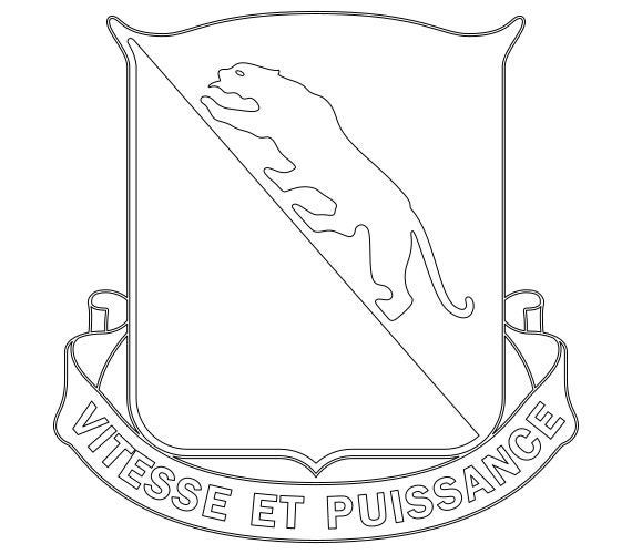 US Army 69th Armor Regiment Unit Crest Vector Files, Dxf Eps Svg Ai Crv ...