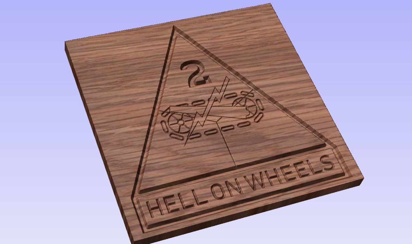 US Army 2nd Armored Division Patch Vector Files Dxf Eps Svg - Etsy