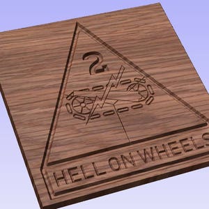 US Army 2nd Armored Division Patch Vector Files, Dxf Eps Svg Ai Crv - Etsy