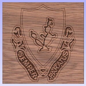 US Army 12th Cavalry Regiment Unit Crest Vector Files, Dxf Eps Svg Ai ...