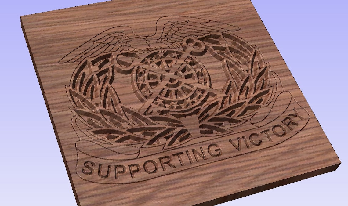 US Army Quartermaster Regimental Crest Vector Files, Dxf Eps Svg Ai Crv ...