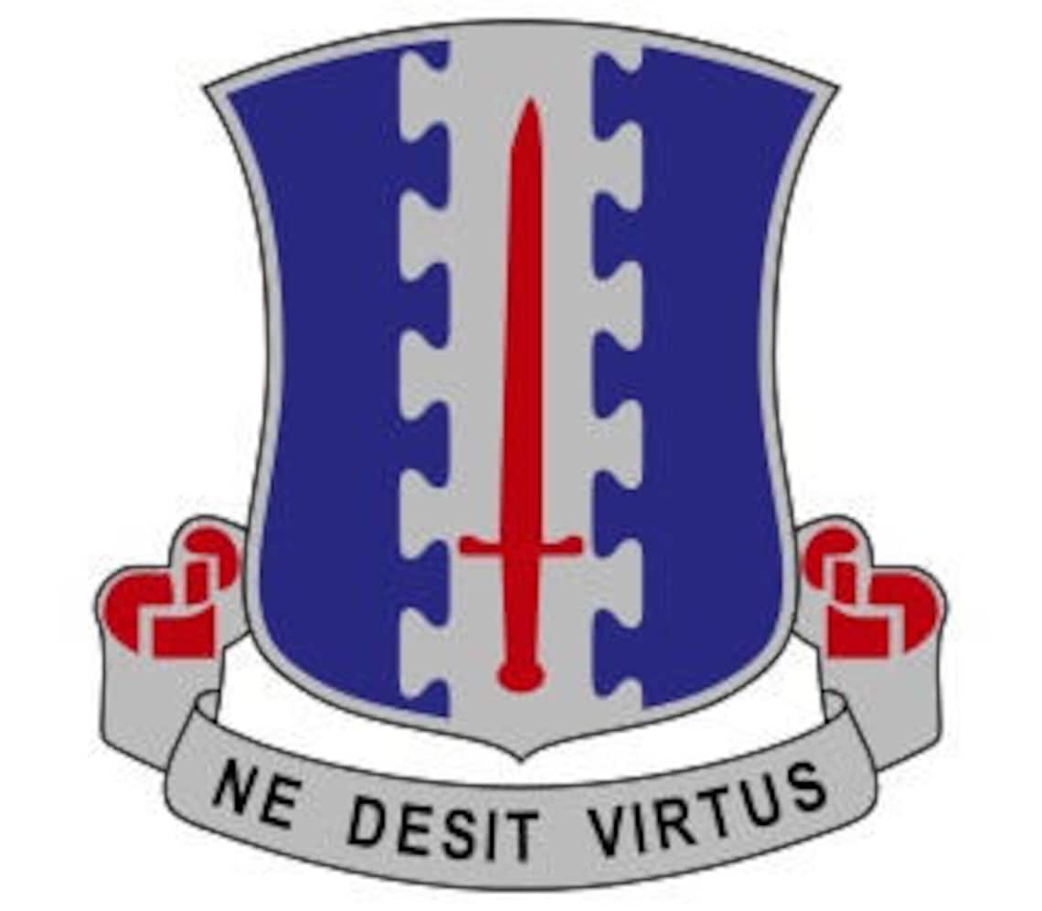 US Army 187th Infantry Regiment Unit Crest Vector Files Dxf - Etsy