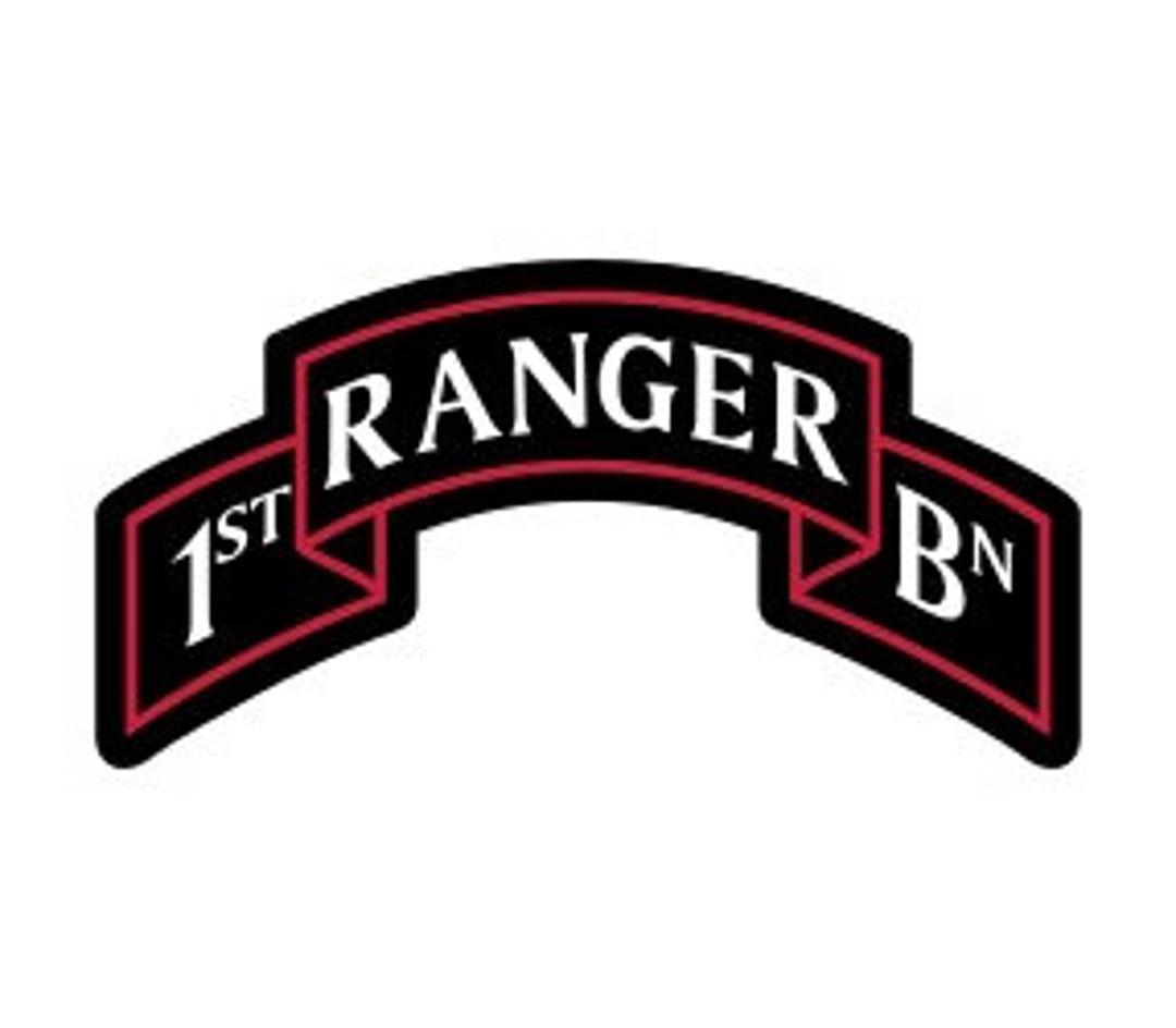 US Army 1st Ranger Battalion Patch Vector Files, Dxf Eps Svg Ai Crv - Etsy