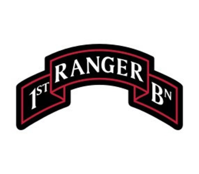 US Army 1st Ranger Battalion Patch Vector Files, Dxf Eps Svg Ai Crv ...