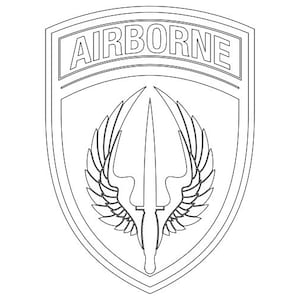 US Army Special Operations Aviation Command Patch Vector Files, Dxf Eps ...