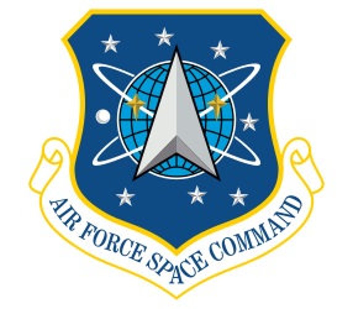 Us Air Force Space Command Patch Vector Files Dxf Eps Svg Ai Etsy