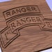 US Army 1st Ranger Battalion Patch With Ranger Tab Vector Files, Dxf ...