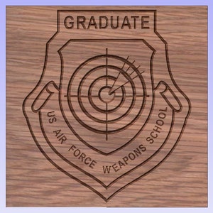 US Air Force Weapons School Graduate Patch Vector Files, Dxf Eps Svg Ai ...