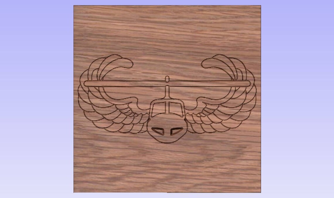 US Army Air Assault Badge Vector Files, Dxf Eps Svg Ai Crv - Etsy