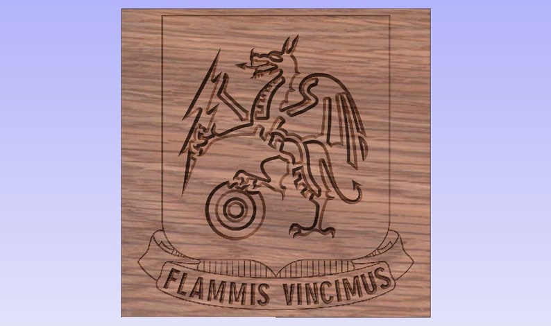 US Army 2nd Chemical Battalion Unit Crest Vector Files dxf | Etsy