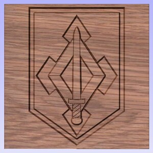 US Army Maneuver Support Center of Excellence Patch Vector Files, Dxf ...