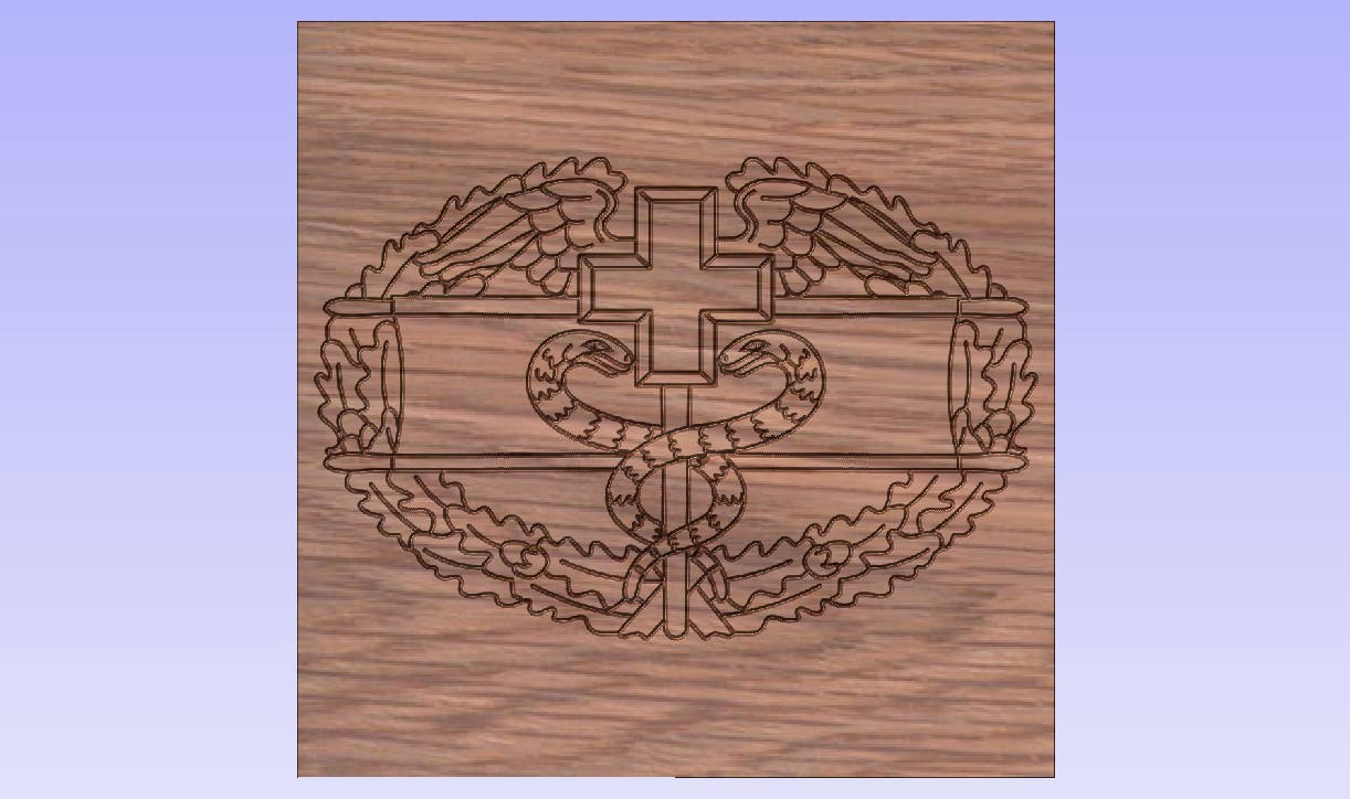 US Army Combat Medical Badge Vector Files, Dxf Eps Svg Ai Crv - Etsy