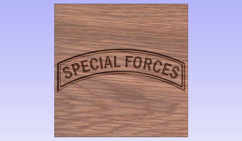 US Army Special Forces Tab Vector Files Dxf Eps Svg Ai Crv - Etsy Singapore