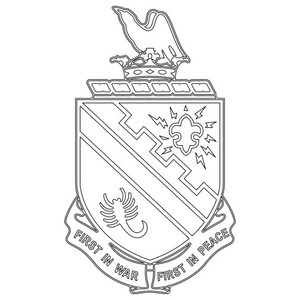 US Army 161st Infantry Regiment Unit Crest Vector Files, Dxf Eps Svg Ai ...