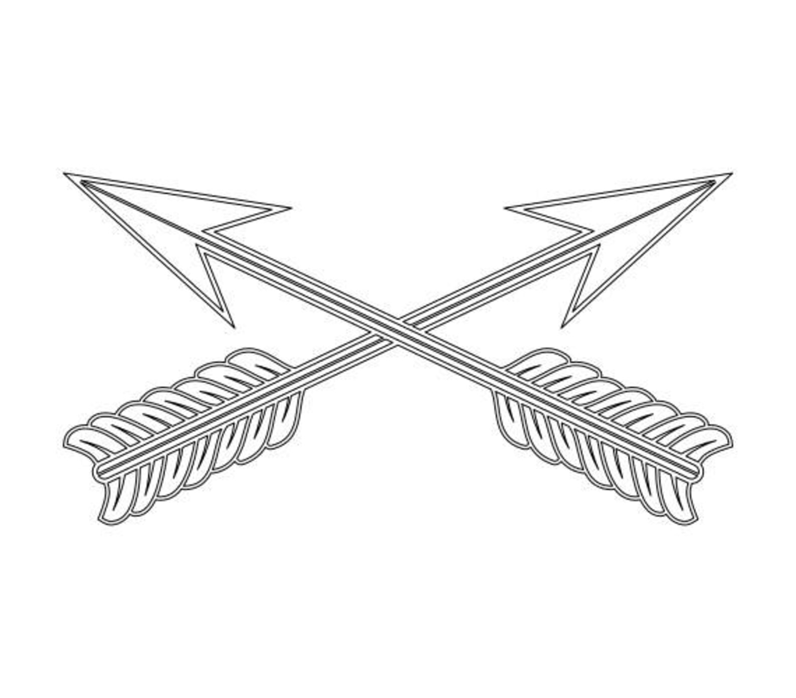US Army Special Forces Branch Insignia Vector Files, Dxf Eps Svg Ai Crv ...