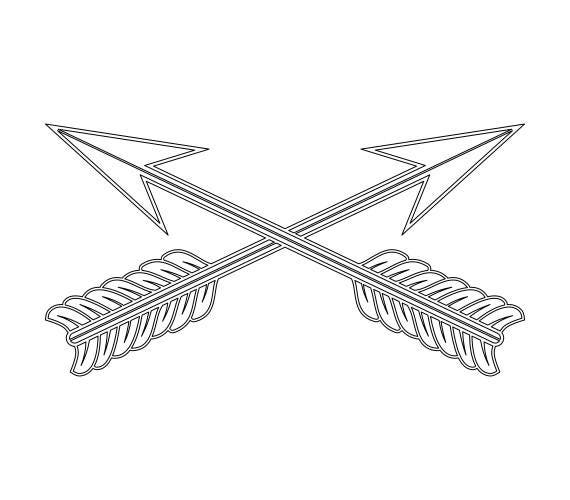 US Army Special Forces Branch Insignia Vector Files Dxf Eps - Etsy