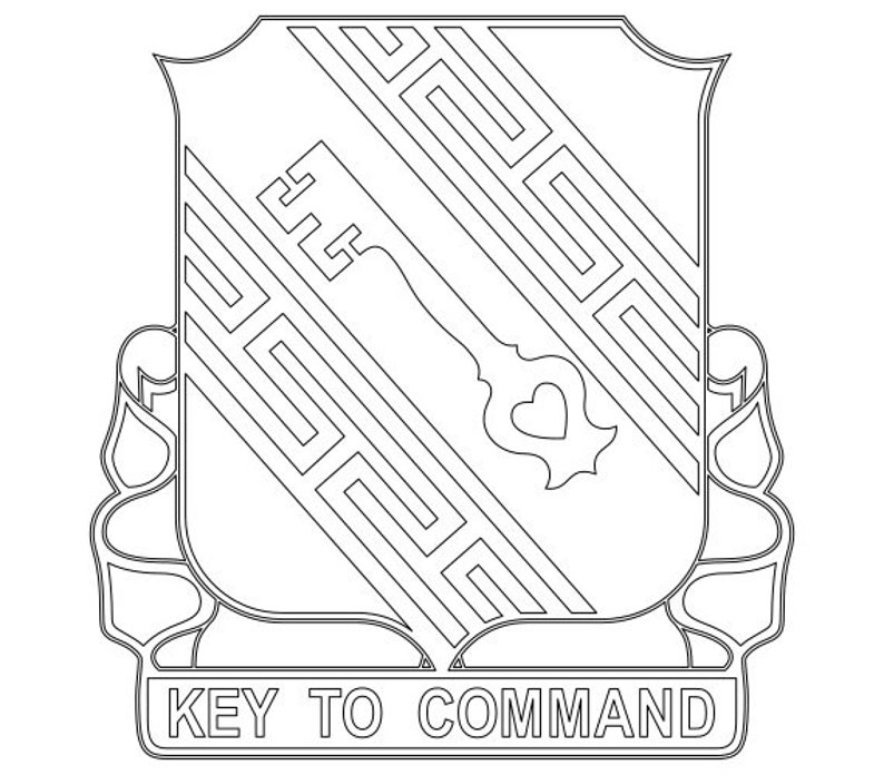 US Army 50th Signal Battalion Unit Crest Vector Files Dxf Eps - Etsy