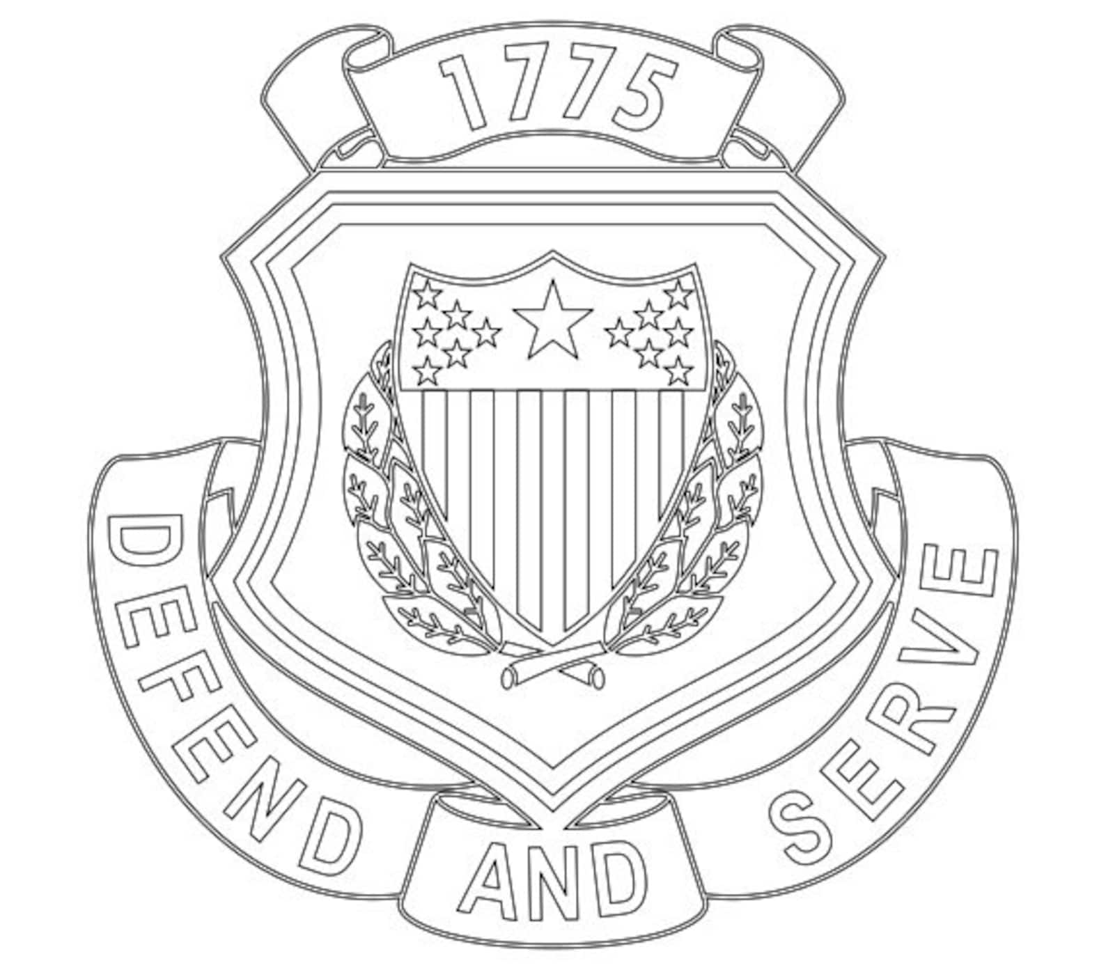 US Army Adjutant Generals Corps Regimental Crest Vector Files - Etsy