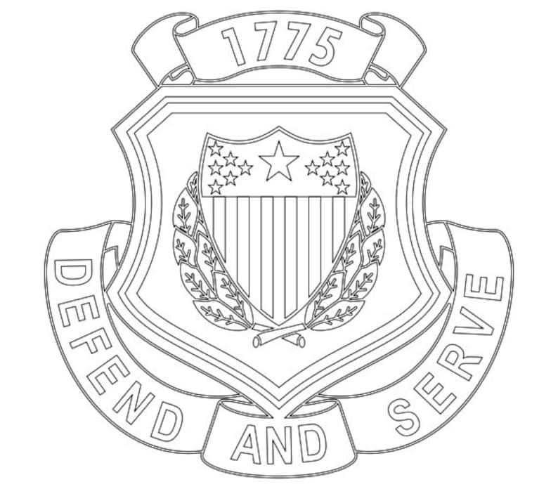 US Army Adjutant Generals Corps Regimental Crest Vector Files, Dxf Eps ...