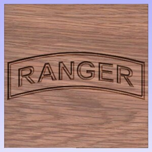 US Army Ranger Tab Vector Files, Dxf Eps Svg Ai Crv - Etsy