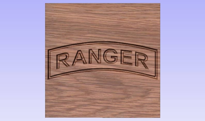 US Army Ranger Tab Vector Files, Dxf Eps Svg Ai Crv - Etsy