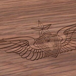 US Army Senior Aviation Badge Vector Files, Dxf Eps Svg Ai Crv - Etsy