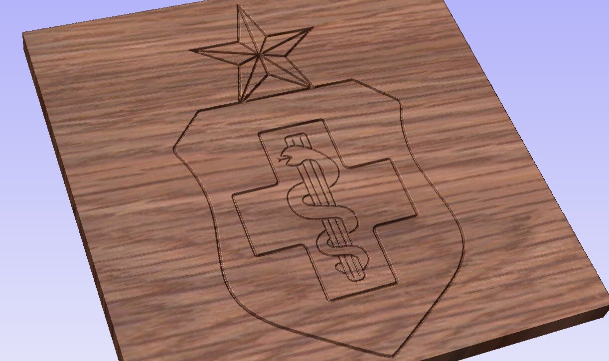 US Air Force Senior Medical Technician Badge Vector Files Dxf - Etsy