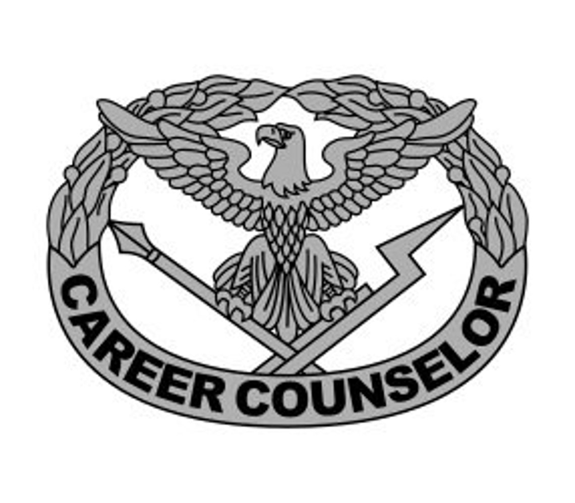 US Army Career Counselor Identification Badge Vector Files, Dxf Eps Svg ...