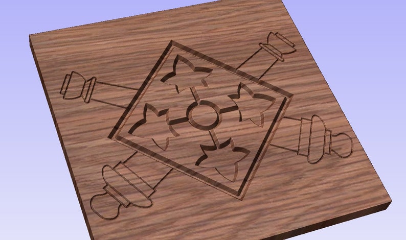 US Army 4th Infantry Division DIVARTY Emblem Vector Files, Dxf Eps Svg ...