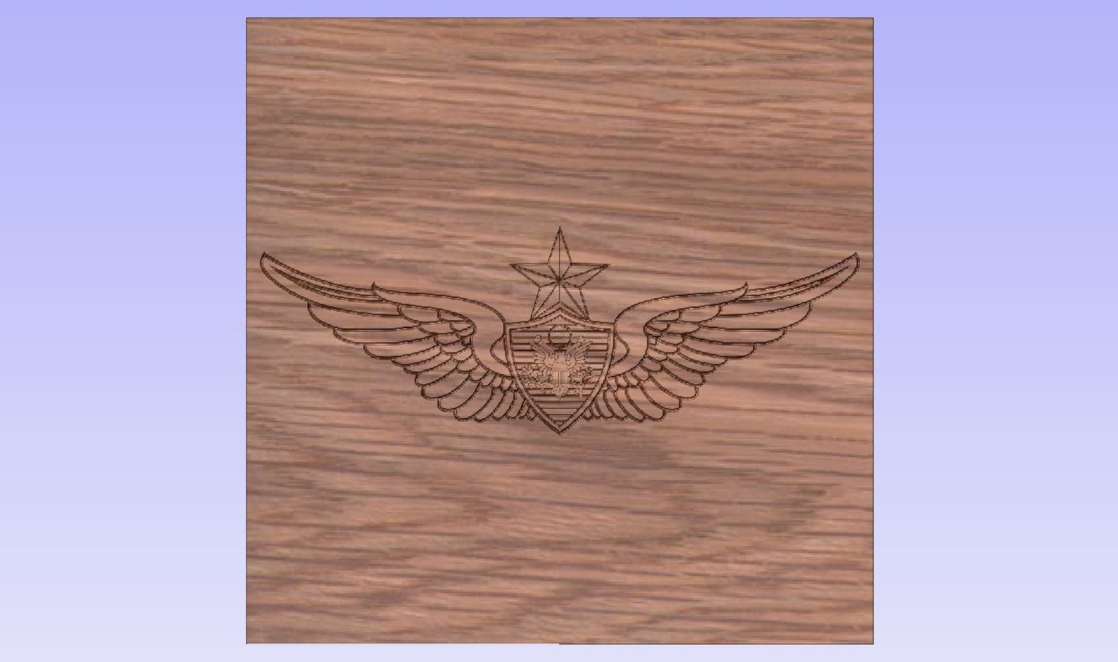 US Army Senior Aviation Badge Vector Files Dxf Eps Svg Ai Crv - Etsy