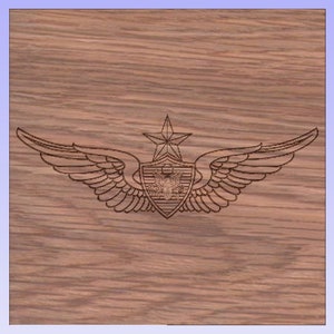 US Army Senior Aviation Badge Vector Files, Dxf Eps Svg Ai Crv - Etsy