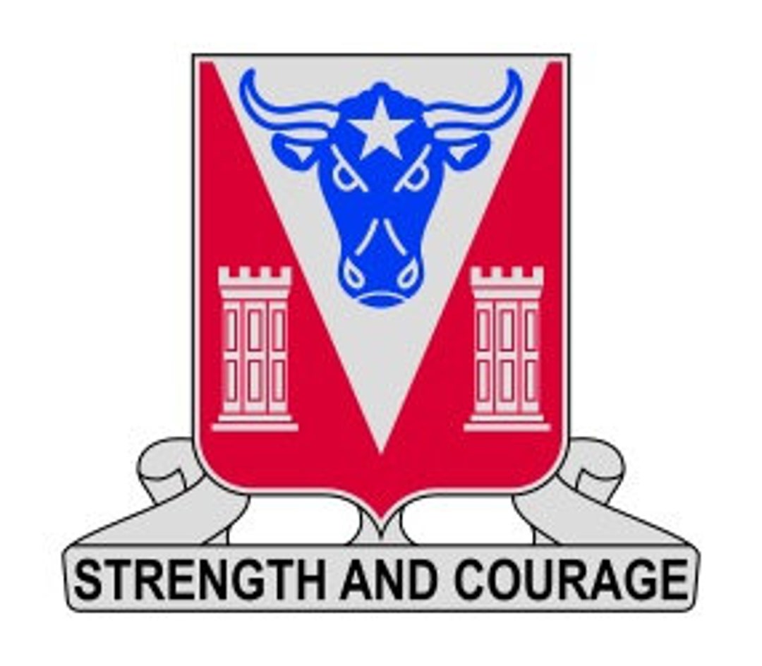US Army 82nd Brigade Engineer Unit Crest Vector Files, Dxf Eps Svg Ai ...