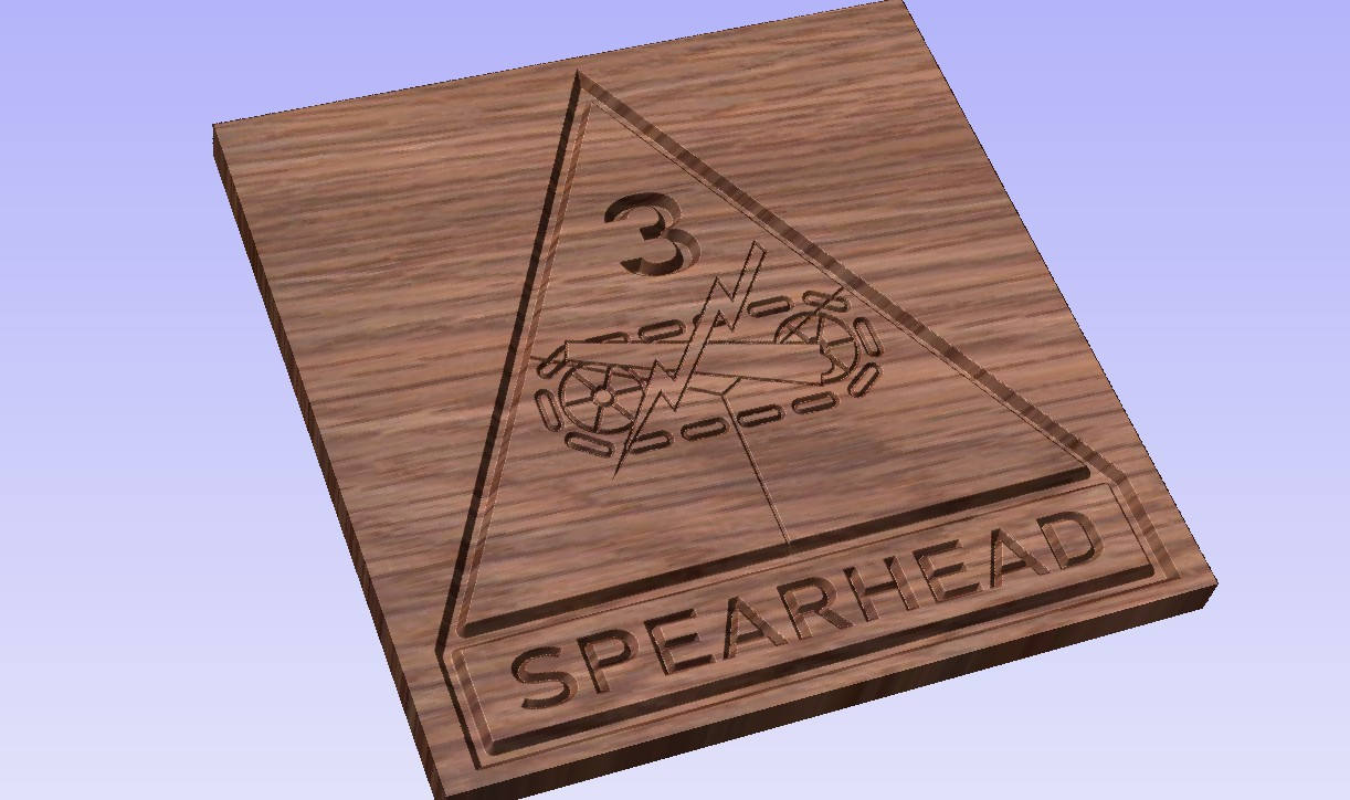 US Army 3rd Armored Division Patch Vector Files Dxf Eps Svg - Etsy