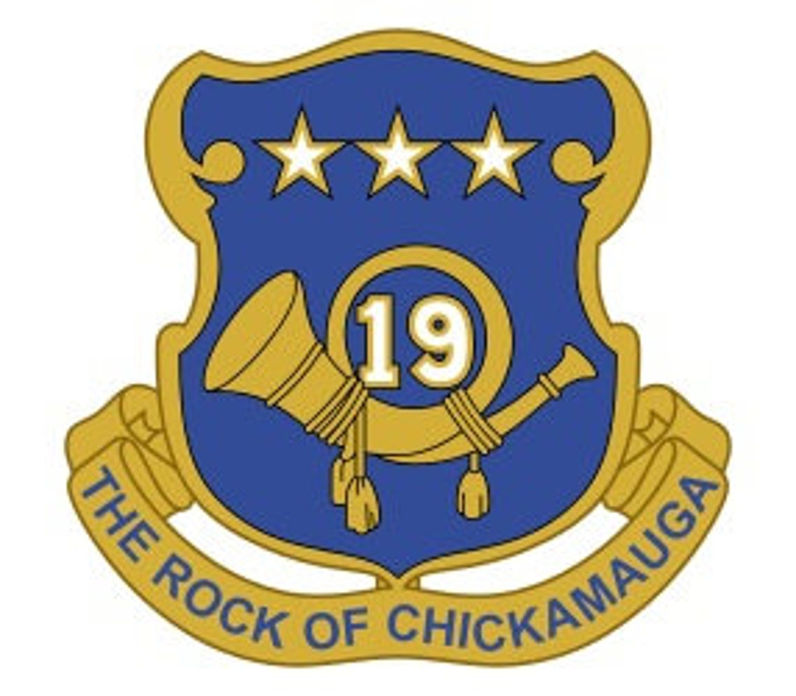 US Army 19th Infantry Regiment Unit Crest Vector Files Dxf | Etsy