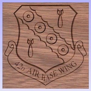 US Air Force 42nd Air Base Wing Patch Vector Files, Dxf Eps Svg Ai Crv - Etsy