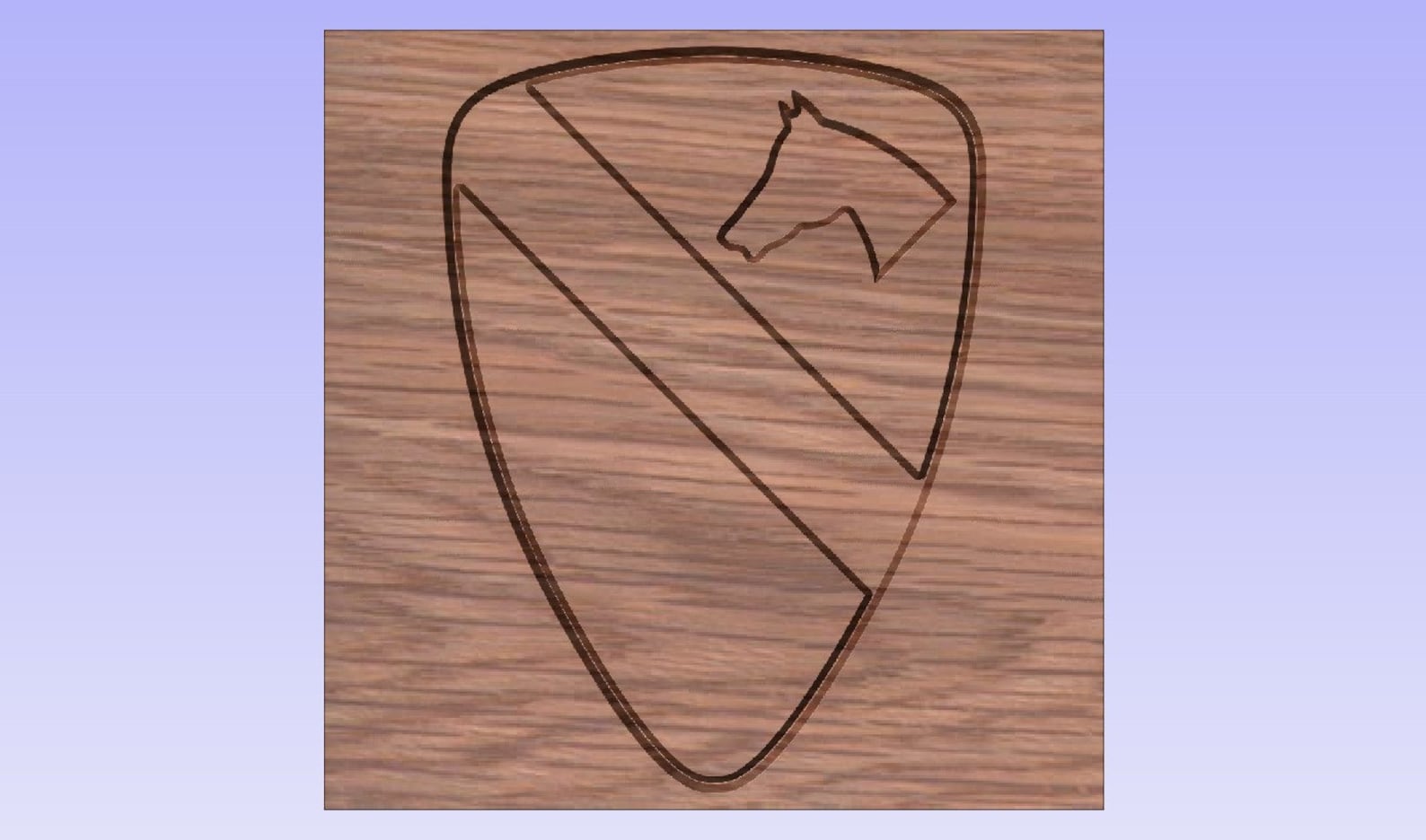 US Army 1st Cavalry Division Patch Vector Files, Dxf Eps Svg Ai Crv - Etsy