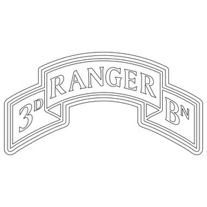 US Army 3rd Ranger Battalion Patch Vector Files, Dxf Eps Svg Ai Crv - Etsy