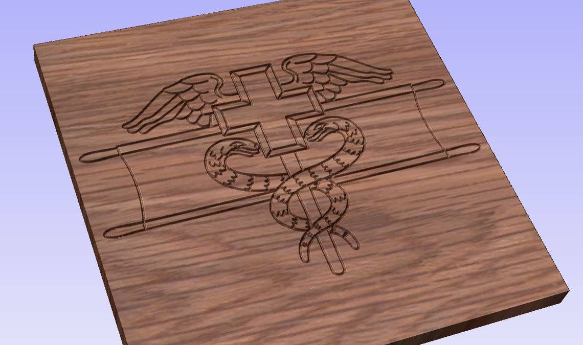 US Army Expert Field Medical Badge Vector Files, Dxf Eps Svg Ai Crv - Etsy