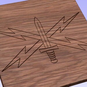 US Army Cyber Corps Branch Insignia Vector Files, Dxf Eps Svg Ai Crv - Etsy